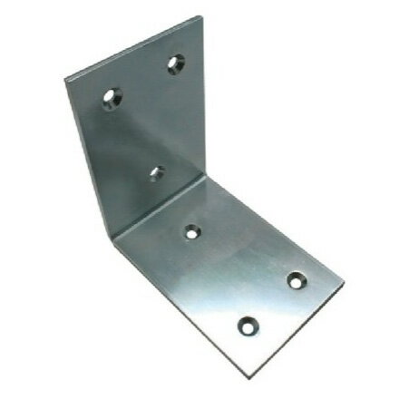 ■巾広アングル ●サイズ：90mm×90mm×60mm ●板厚：3.2mm ●穴径：4.7mm