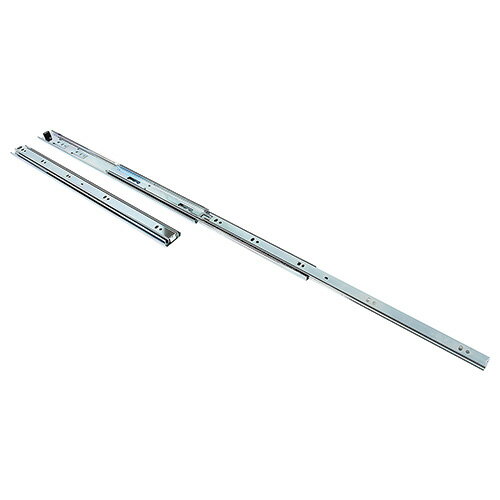 耐荷重：25kg(左右ペア) クリアランス：12.7mm スライド量：457mm 引き残し：0mm 材質：スチールユニクロ ＜必要なもの＞ ○ドライバー ○取付けビス：12本（10本）/キャビネット側3本×2、引き出し側3本（2本）×2 ※...