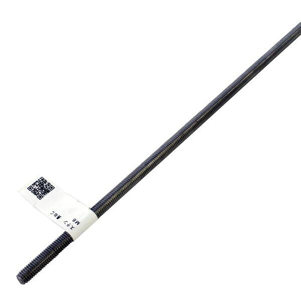 調整用ねじや加工用のねじ素材として利用できます。 サイズ：M6 長さ：285mm