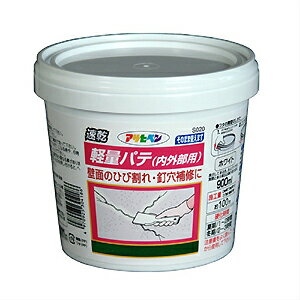 【特長】 ■屋内外で使用でき、軽量で収縮がない、速乾タイプです。 ■取扱いが簡単で、研磨性に優れています。 ■補修後、水性塗料・油性塗料が塗れます。 【用途】 屋内外の壁面（プラスター、スタッコ、木部）などのひび割れ・釘穴（深さ2cm以下）...