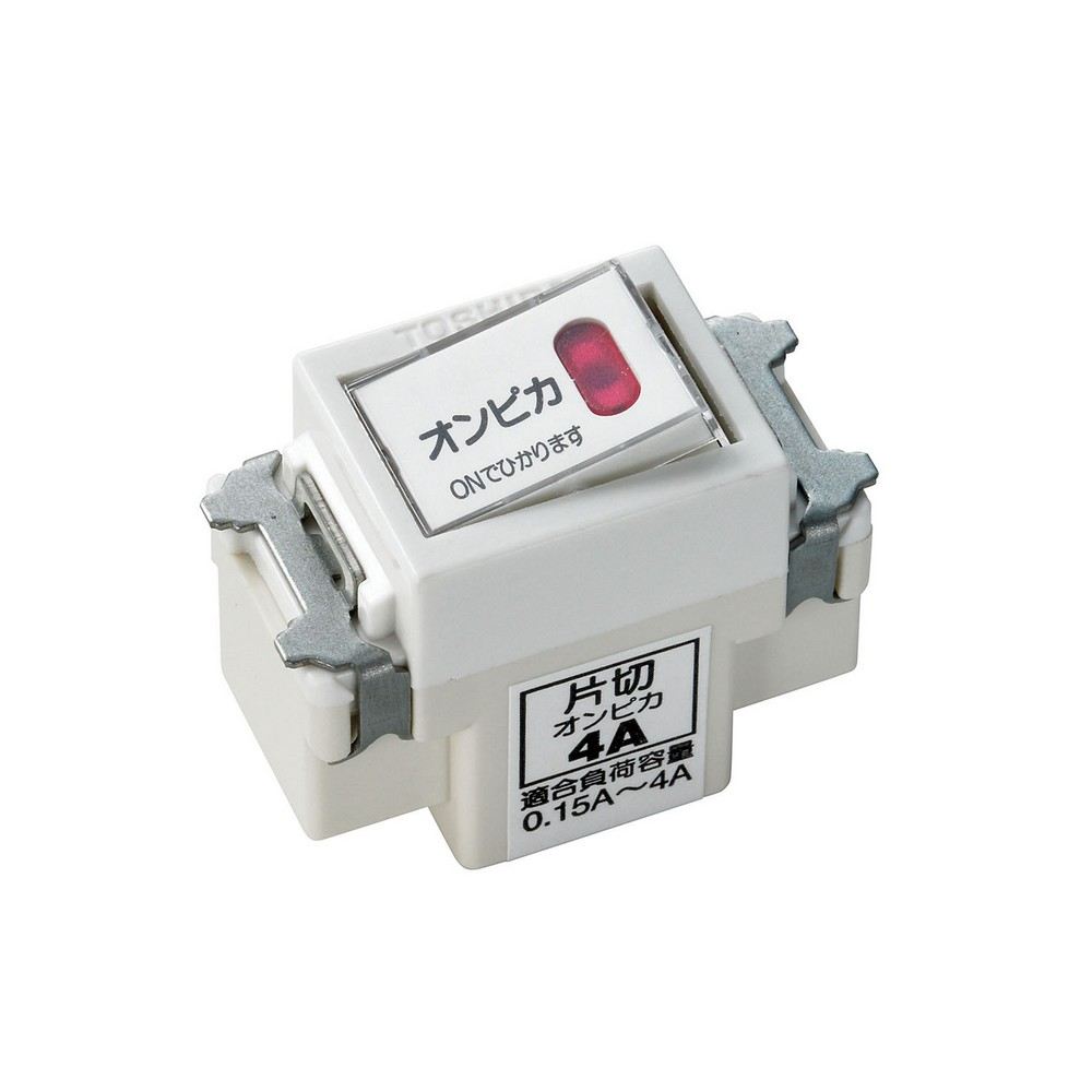 【商品説明】■定格：300V　4A■2線式■片切■オンライト【仕様】■オンライトスイッチ