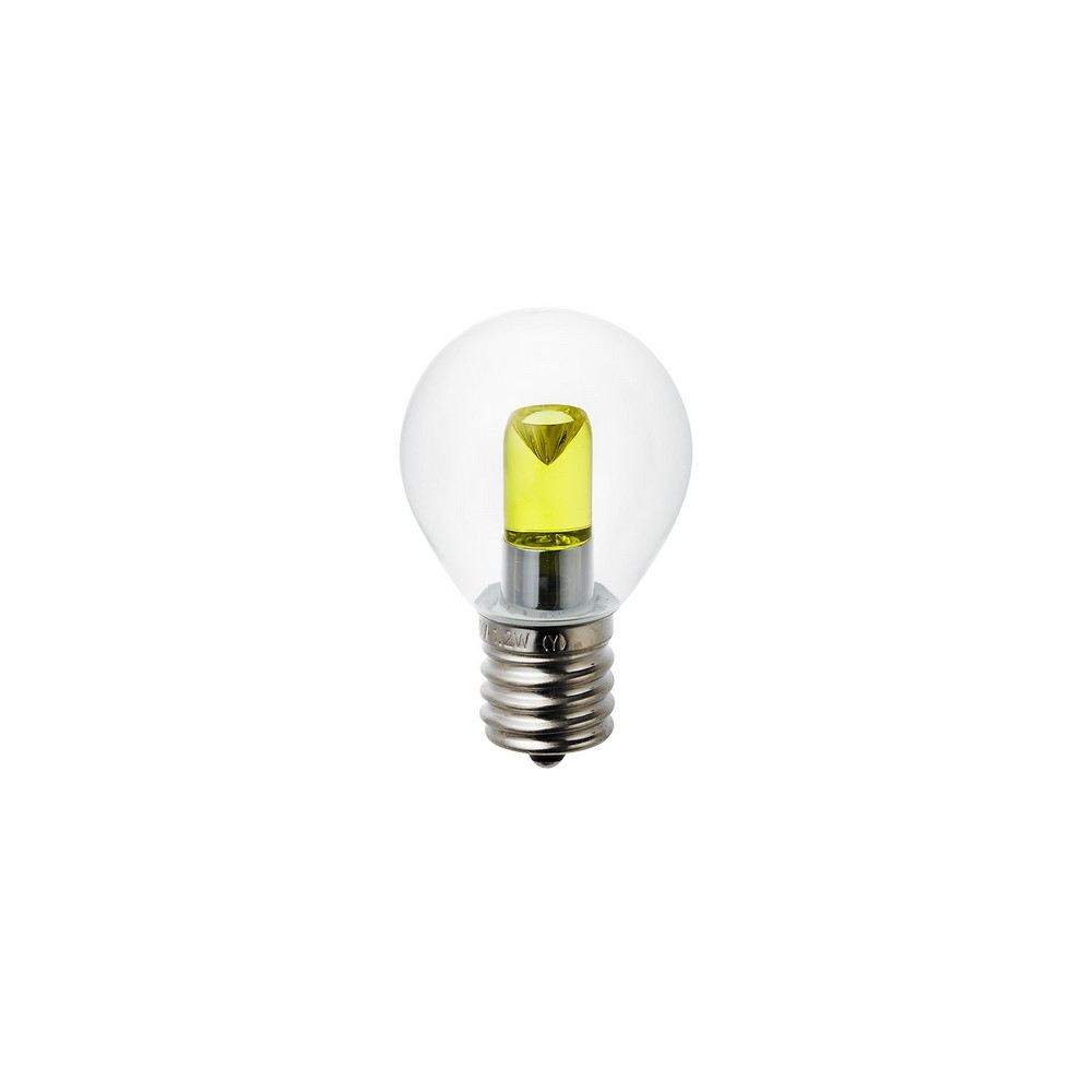 【商品説明】■サイズ(mm)：全長58×外径35■質量(g)：13■口金：E17■定格入力電流(A)：0.014■定格消費電力(W)：1.2■設計寿命(h)：30,000■光色：黄【仕様】■光源にはLEDを使用していますので、消費電力が少な...