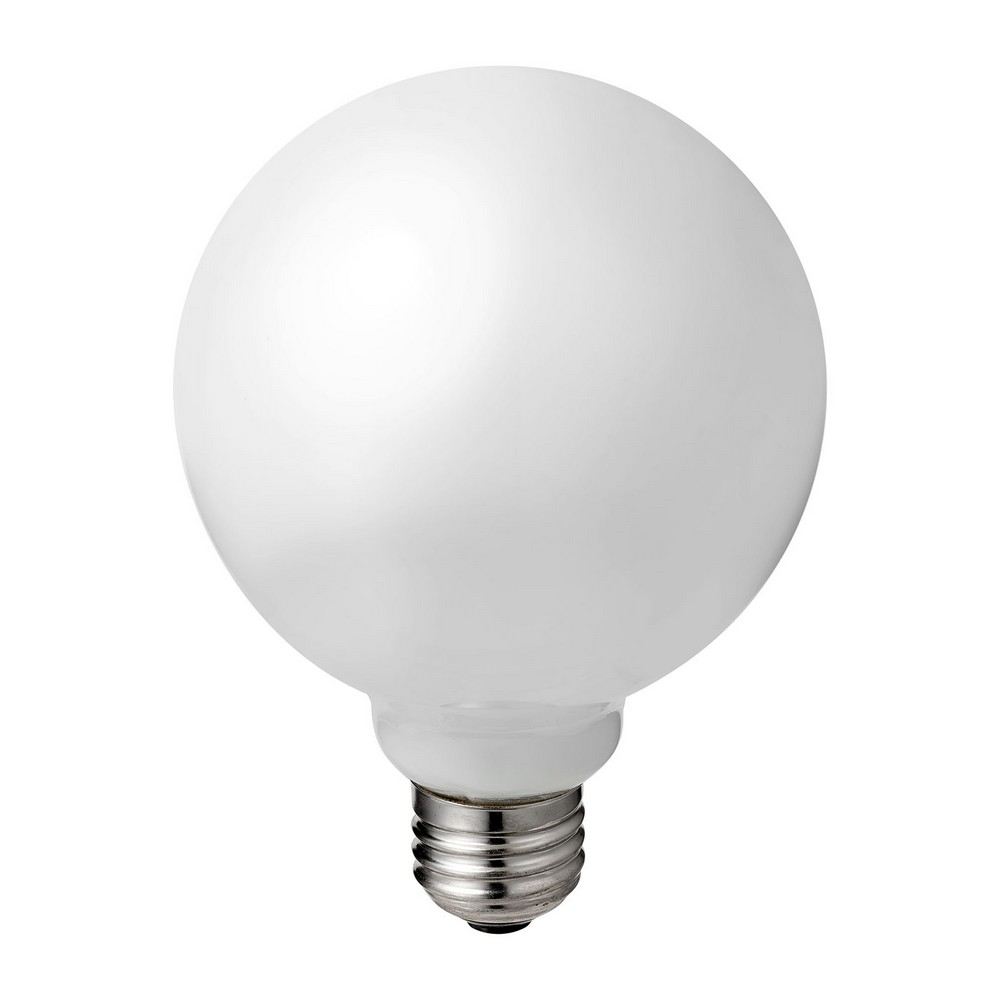 【商品説明】■定格電圧：100V■定格寿命：約4,000時間■明るさ(全光束)：420lm■消費電力：40W■口金：E26■全長：134mm■バルブ径：95mm■ガラス仕上：ホワイト■光色：電球色■屋内用【仕様】■長寿命タイプ■こんな所に便...