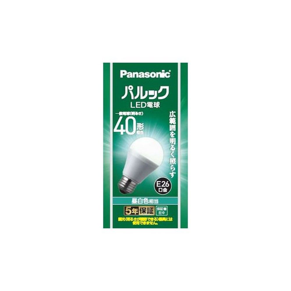 【商品説明】■光色：昼白色相当■色温度：5000ケルビン■全光束：485ルーメン■配光角：180度■平均演色：Ra80■定格寿命：40000時間■定格電圧：AC100V■定格消費電力：4.2W■定格入力電流：0.069A【仕様】■シリカ電球...