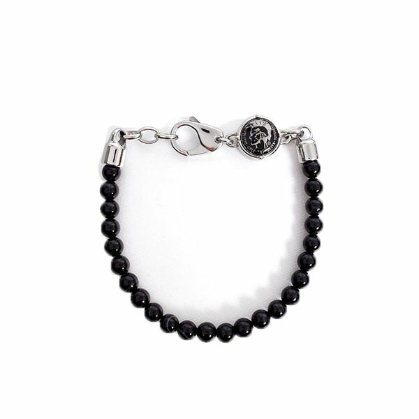 サイズ：幅：約0.5cm、全長：約23.5cm 素材：ビーズ、ステンレス 仕様：カラー：ブラック、シルバー