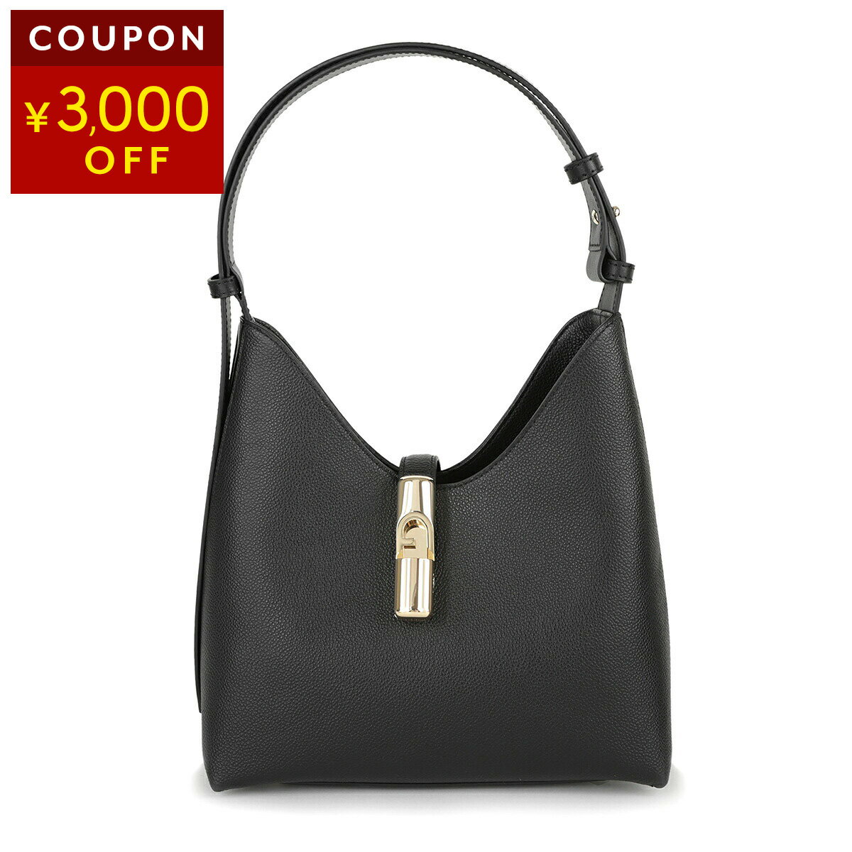 柔らかいカーフレザーの質感が際立つワンハンドルのショルダーバッグ「FURLA GOCCIA SHOULDER BAG S」。なめらかなスムースレザーとプリントカーフスキンのコンビ素材が、優しいフォルムと自然な佇まいを演出します。トップの開口...