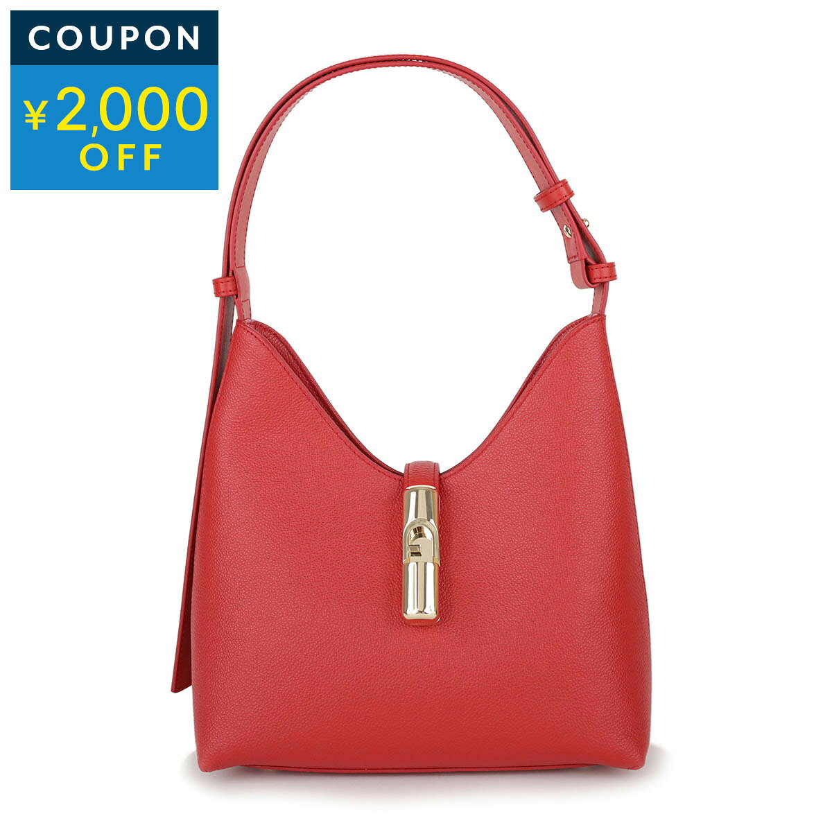 柔らかいカーフレザーの質感が際立つワンハンドルのショルダーバッグ「FURLA GOCCIA SHOULDER BAG S」。なめらかなスムースレザーとプリントカーフスキンのコンビ素材が、優しいフォルムと自然な佇まいを演出します。トップの開口...