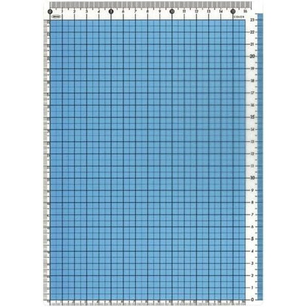 商品名共栄プラスチック カラー方眼下敷 A4判 ブルー CPK-A4-B説明線やグラフを書く時に便利な5mm方眼タイプです。10mm毎に罫線が太くなっているので読取り易くなっています。また全ての辺に目盛りがあり、定規としての機能も備えていま...