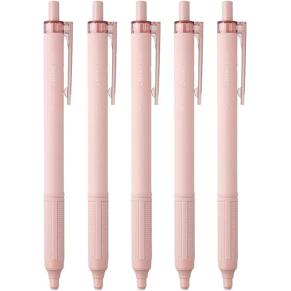 商品名トンボ鉛筆 油性ボールペン モノグラフライト 0.5mm スモーキーピンク 5個セット説明高精度筆記具「モノグラフ」シリーズ。ペン先見やすくキレイに書ける、油性ボールペン「MONO graph Lite (モノグラフライト)」です。手...