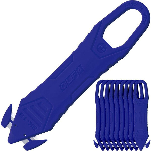 商品名オルファ 開梱用カッター カイコーン 10個入 ブルー 238BBL-10P ステンレス刃 使い切りタイプ説明カイコーンは、開梱作業に必要な機能と安全性を兼ね備えた開梱用カッターです。刃の交換作業がいらない、使い切りタイプの安心設計。...