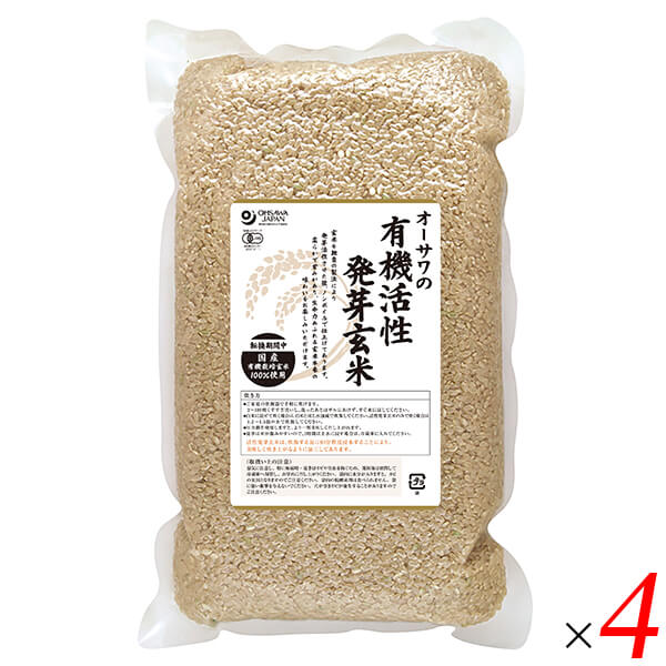 オーサワの有機活性発芽玄米は、転換期間中有機玄米を使用した生命力あふれる発芽玄米です。 玄米本来の甘みと旨みを引き出し、製造工程でボイルせず生きたまま加工しています。 炊飯器で手軽に炊け、白米に混ぜてもおいしく召し上がれます。 ※転換期間中...