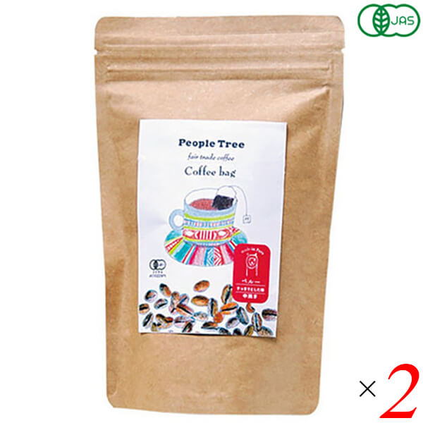 ピープルツリー フェアトレードコーヒー・オーガニック コーヒーバッグ・ペルーは定番のペルーコーヒーをお手軽にお楽しみいただける形に。 ティーバッグのようにカップに入れて熱湯を注ぐだけ。 平袋なのでカップの中でお好みの濃さになるように振るのが...