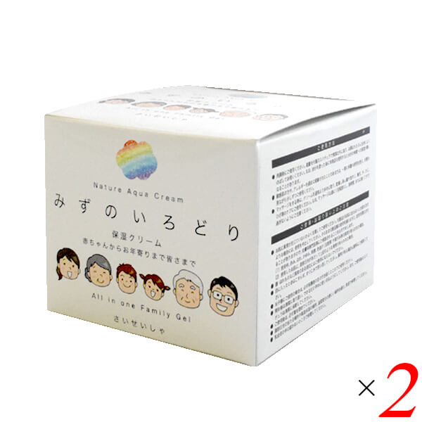 みずのいろどり 彩生舎 ナチュールアクアクリーム はしっとりするのにベタつかない家族みんなで使えるオールインワンジェル ノンオイルタイプ お顔と全身に。 べたつかないのに潤うゲル状クリームです。 “呼吸する素肌”をコンセプトにした、しっとり...