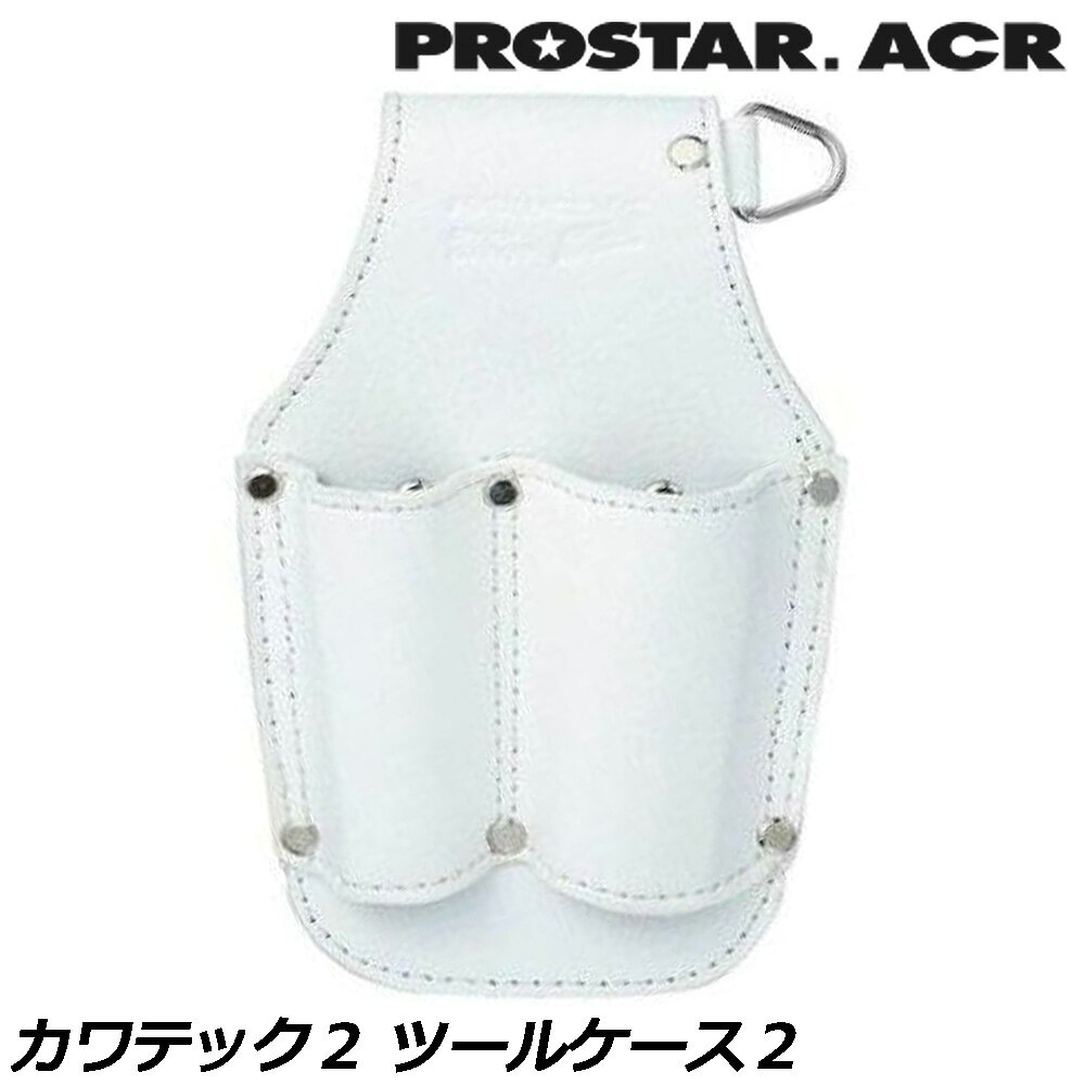 商品情報 メーカー プロスター品番 KE-02W仕様・スペック 【サイズ(mm)】高さ210X幅125X奥行35【材質】合成皮革（ポリドビー）●合成皮革を使用したプロ向けの、ペンチ・ニッパーの収納に便利なスタンダードタイプのツールケース2丁...