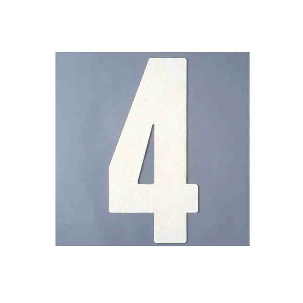 アトムペイント　フロアサイン小　ナンバー4 JAN：4971544037042 メーカー：アトムサポート（株） / ブランド：アトムペイント / 原産国：日本 特長 ●粘着テープ式で貼って叩くだけの簡単施工です。●厚手で摩耗に強いです。 用...