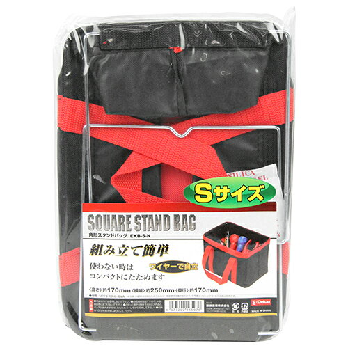 用途道具などの収納・持ち運び。使わない時はコンパクトにたためます。ワイヤーで自立します。仕様1●サイズ：約幅250×奥行170×高さ170mm。●色：ブラック・レッド。材質1●ポリエステル。●EVA。