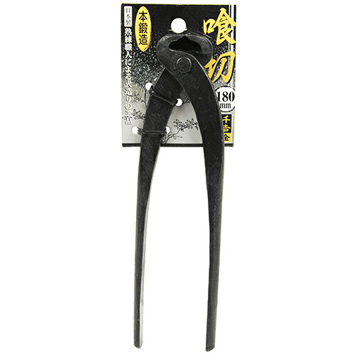 用途針金の切断や釘抜き。シャープな刃先で喰いつき抜群です。職人が手造りで、1丁、1丁、ていねいに仕上げています。仕様1●全長：180mm。材質1●特殊鋼。