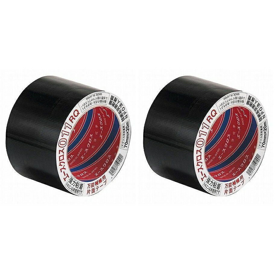 光洋化学株式会社 - エースクロス011RQ 万能補修用テープ 黒(70mm×20m) 特長 ●技術系災害救援NPO法人推奨品。●手で簡単に切れ、屋根の上でも優れた施工性。●強力なアクリル系粘着剤を使用。●紫外線にも強く、ブルーシートによく...