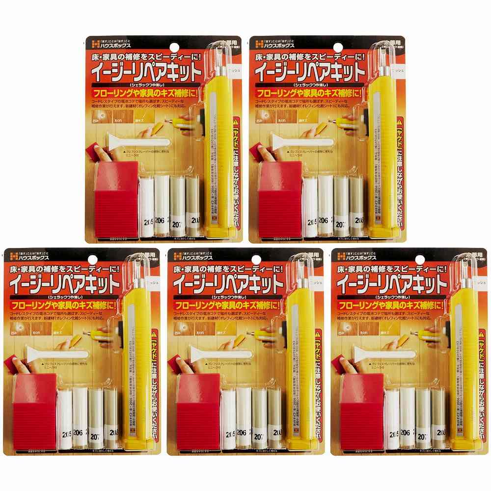 キャンデルデザイン(旧ハウスボックス) - イージーリペアキット(シェラックつや消し) 木部用 アッシュ 特長 ●床・フローリングのキズをかんたん、スピーディそして本格的に補修ができます。●コードレスタイプの電池コテで室内の場所も選ばず、目...