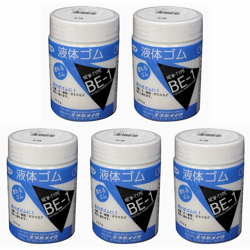 ユタカメイク - 液体ゴムビンタイプ ホワイト(250g) - BE1-4 特長 ●刷毛などで塗って乾かすとゴムになる不思議な液体。●乾燥時間の目安は、夏：約24時間　冬：2日。 仕様 ●アクリル樹脂 ご注意 ●取り扱い説明書に記載されてい...