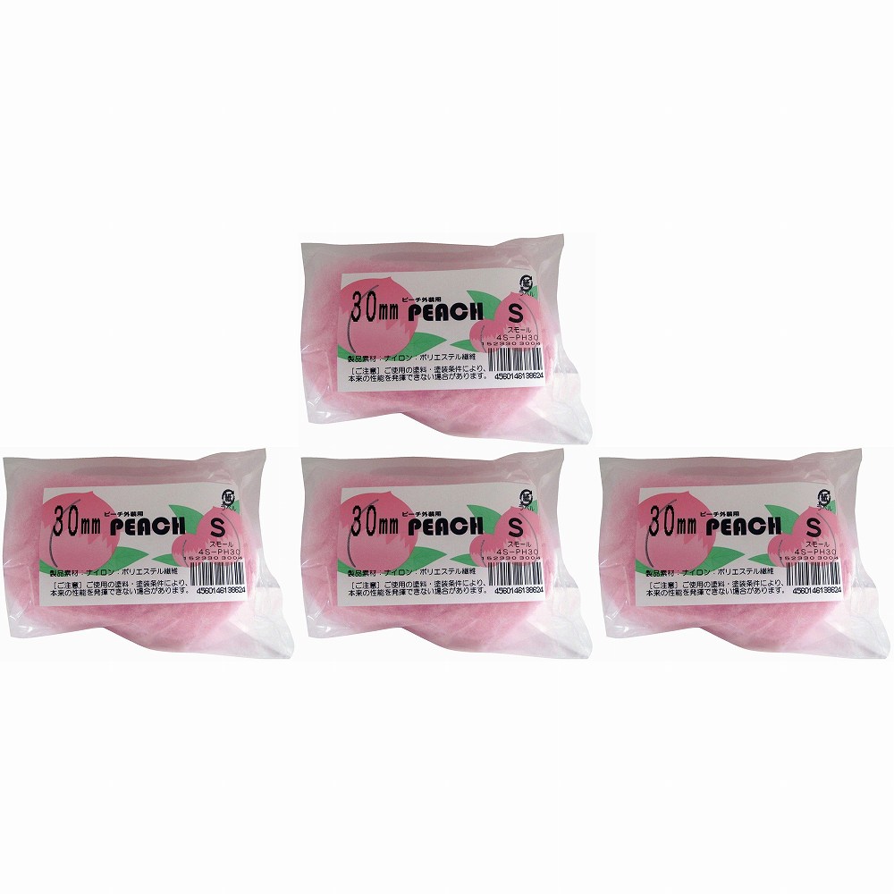 大塚刷毛 - ｢ピーチ外装用｣スモールローラー(毛丈30mm 幅4インチ) - 4S-PH30 特長 ●塗料含み・吐出し性能が大幅に向上し、模様面の塗替えで安定した膜厚を確保できます。 仕様 ●主要繊維：PE、ナイロン ご注意 ●使用前には...