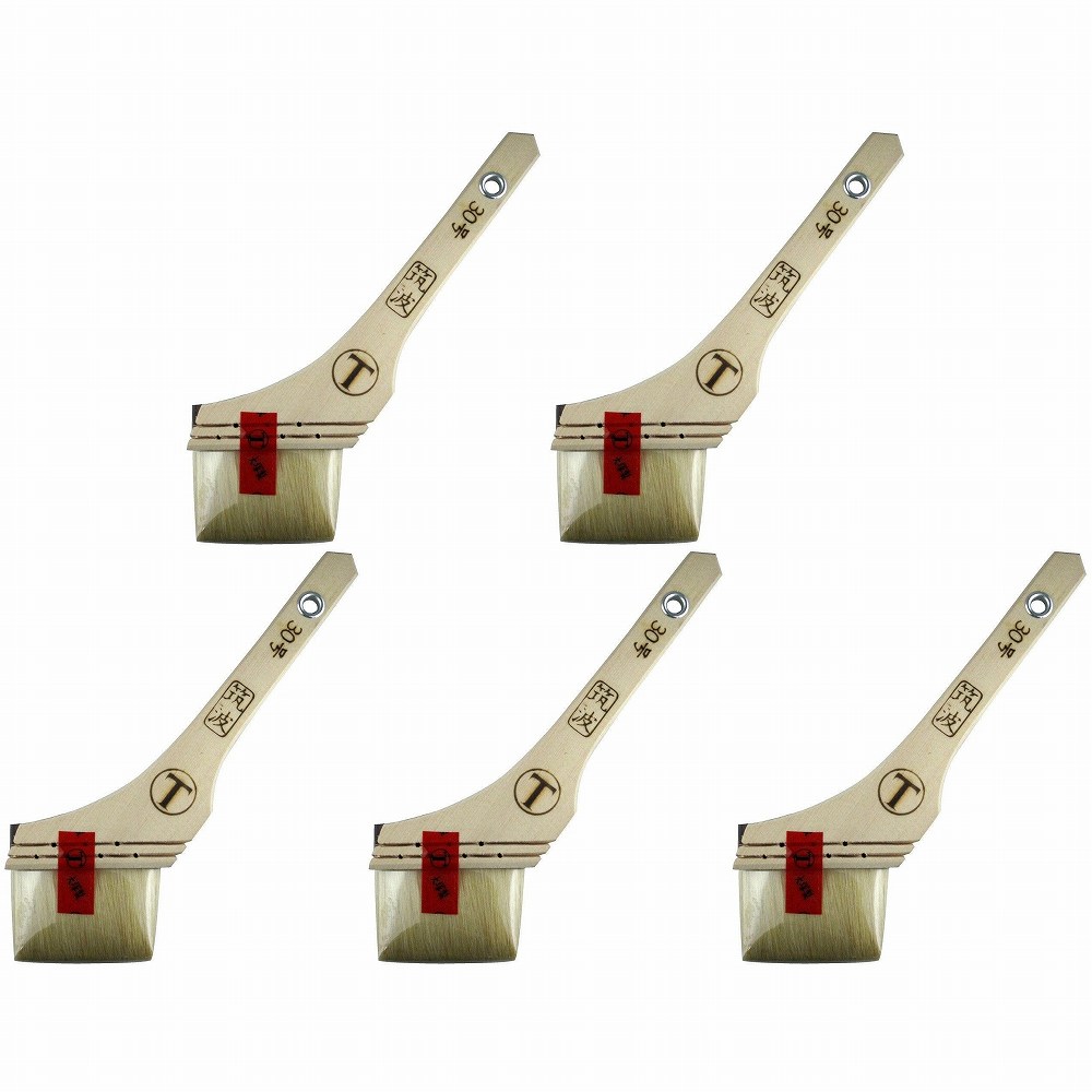 大塚刷毛 - 筑波 ダメ込 白 30号 特長 ●山羊毛を使用。●腰があり耐久性に優れる最高級品。●まとまりと塗料含みの良さに定評。 仕様 ●素材：山羊毛 ご注意 ●使用前には、手で必ず不要な毛をはらってください。●ご使用の塗料・塗装条件によ...