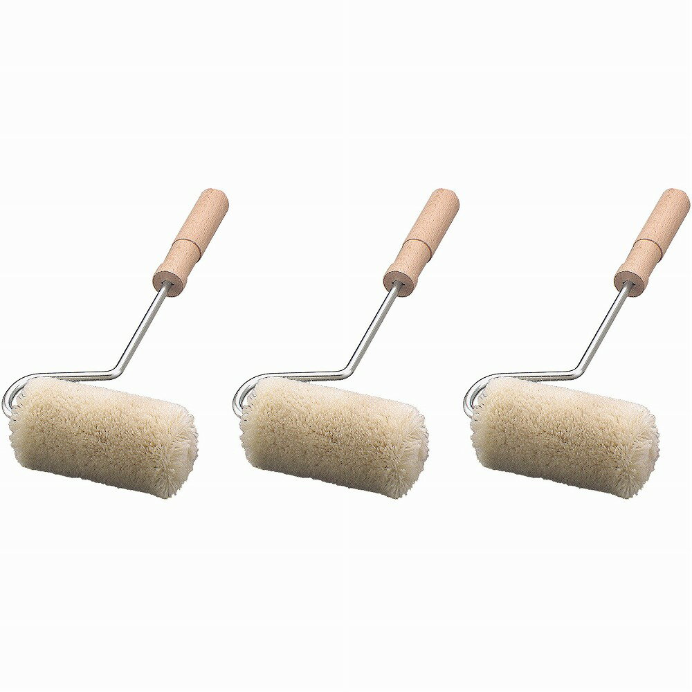 大刷毛製造 ｢FRP-Aローラー｣積層用 径38φ 幅4インチ セット 特長 ●FRP樹脂塗布用として最も普及しているFRP-Aローラー。●樹脂の含みが多く、優れた塗布効率。●大型成型品の作業には特に効率があがります。大刷毛製造 ｢FRP-...