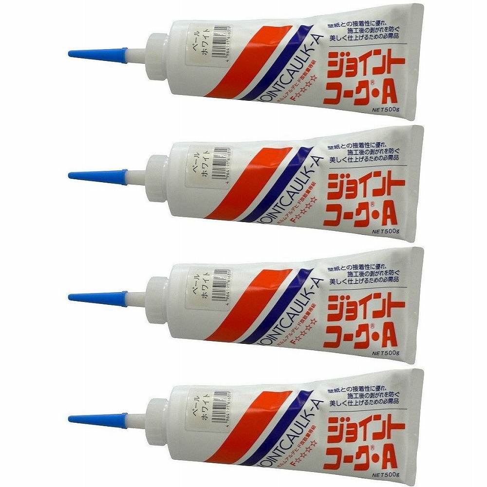 ヤヨイ化学販売 - ジョイントコークA ペールホワイト(500g) 特長 ●天井・壁面のコーナー、ドア枠、窓まわりのコーキング。●クロス・塗料の剥がれ防止。●クロス・塗料の美装仕上げ。 仕様 ●主成分：変成アクリル樹脂 ご注意 ●使用温度範...