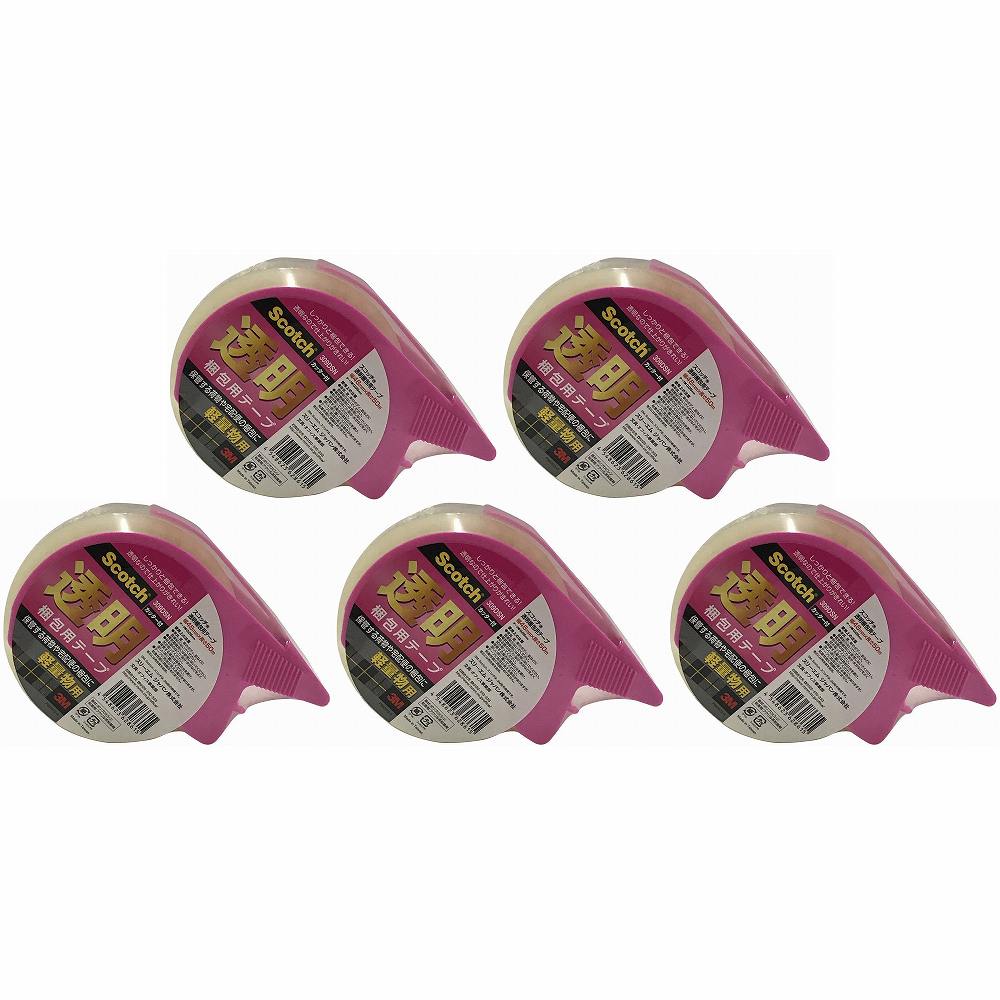 スリーエムジャパン(3M) - スコッチ 透明梱包用テープ 309DSN カッター付 軽量物用(48mm×50m) 特長 ●透明で下地の文字やデザインを隠さない、梱包用の透明テープです。 仕様 ●基材：PPフィルム●粘着剤：アクリル系 ご注...