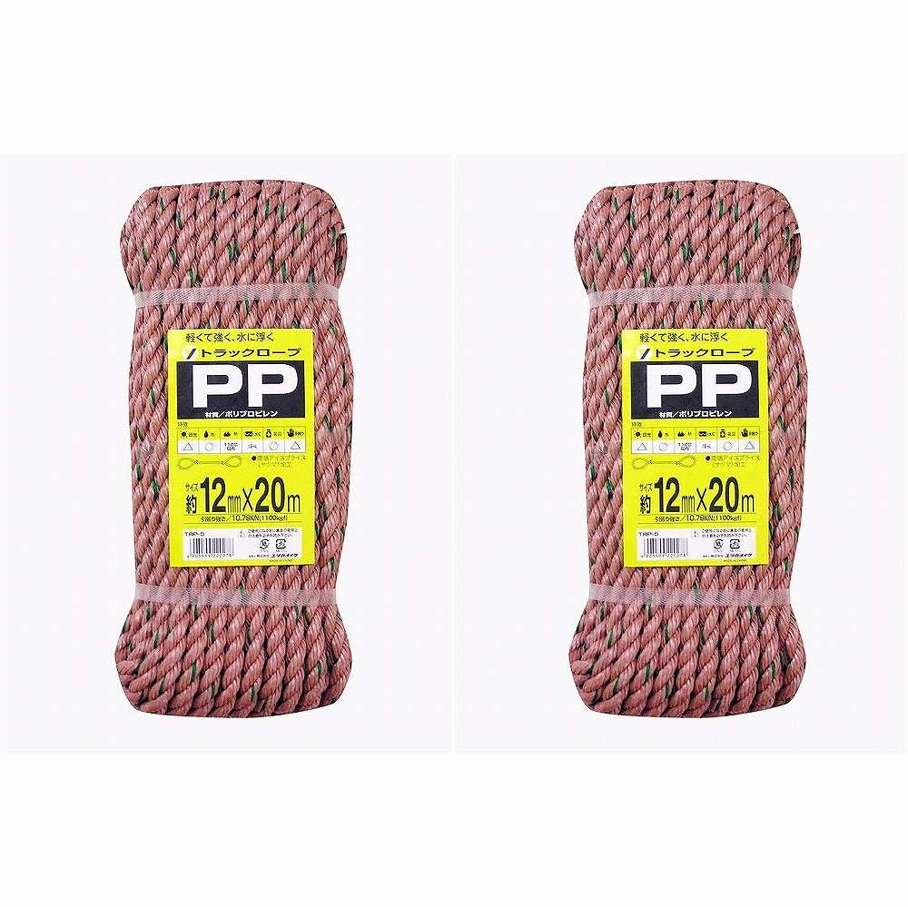 ユタカメイク - PPトラックロープ(12mm×20m) - TRP-5 特長 ●軽量・強力・作業性が良いロープ。●一般作業等の各種結束。 仕様 ●PP ご注意 ●取り扱い説明書に記載されている内容をお読みのご使用ください。ユタカメイク -...