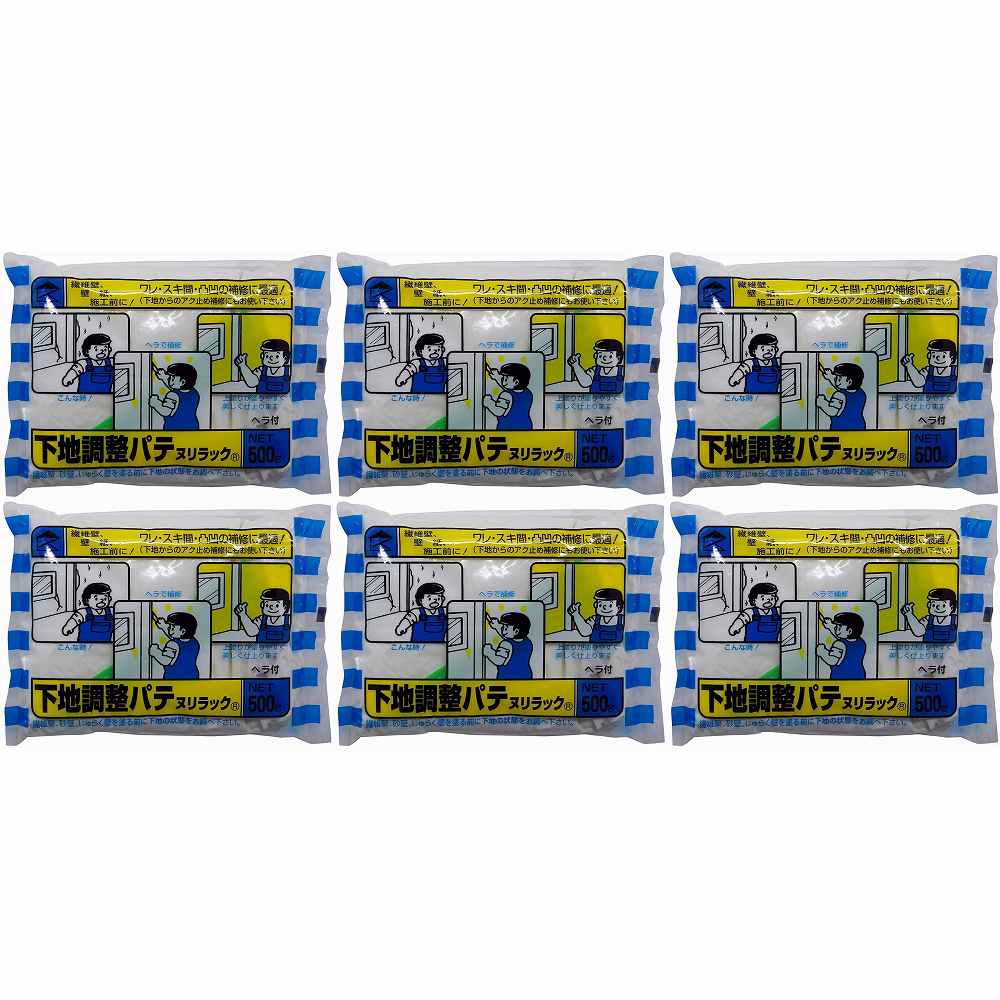 家庭化学工業 - 下地調整パテ ヌリラック ホワイト(500g) 特長 ●すぐに使えるペーストタイプ。●ヘラ付属。 仕様 ●成分：体質顔料、水性合成樹脂エマルジョン、その他 ご注意 ●用途以外での使用はお避けください。家庭化学工業 - 下地...