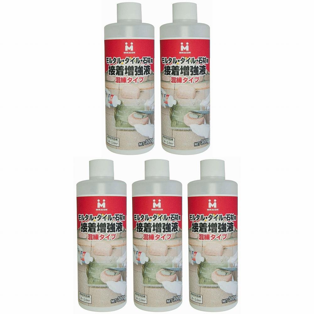 日本ミラコン産業 - 石材用接着増強液 混練タイプ(300g) - MR-009 特長 ●コンクリートやモルタル等の下地にモルタル、タイル、石材等を接着する時にセメントに混練する接着増強液です。●はがれ落ちや亀裂防止、表面硬化増強の効果があ...