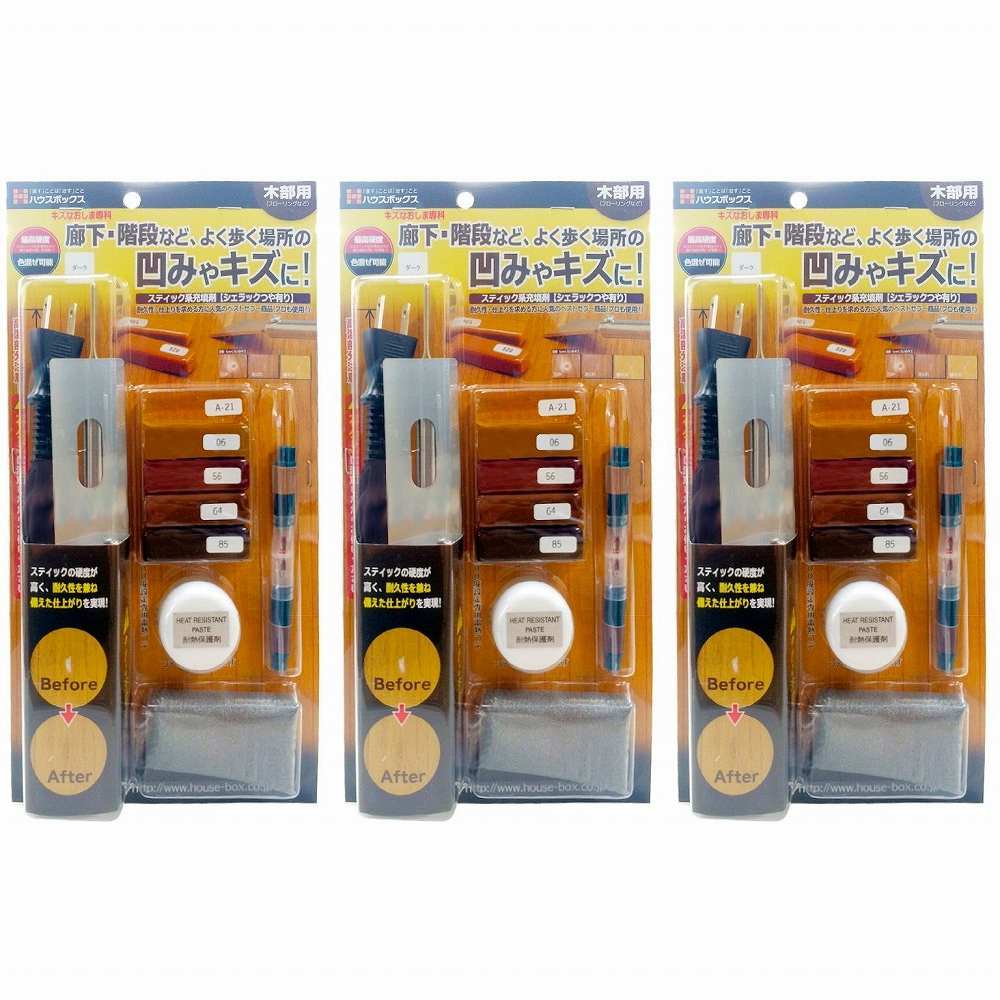 キャンデルデザイン(旧ハウスボックス) - キズなおしま専科 ダーク 特長 ●床、廊下、階段等にできた小さなキズ（1.5cm前後）が補修できます。●密着性・耐久性共に優れています。●短時間で硬化する為、スピーデイーな補修が可能です。●付属の...