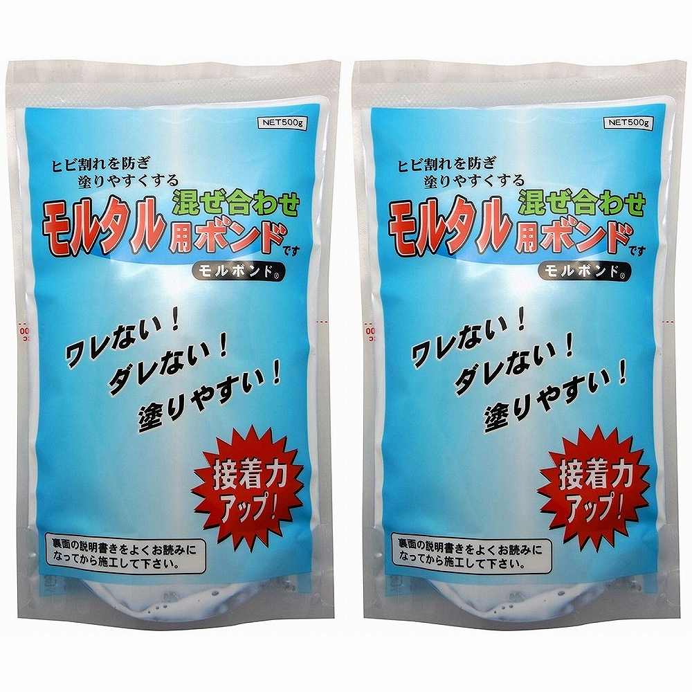 家庭化学工業 - モルタル用ボンド(500g) 特長 ●ひび割れを防ぎ塗りやすくするセメントモルタル用混和材。 仕様 ●成分：アクリル系エマルジョン樹脂 ご注意 ●使用するセメントモルタルの水量を正確に計量してください家庭化学工業 - モル...