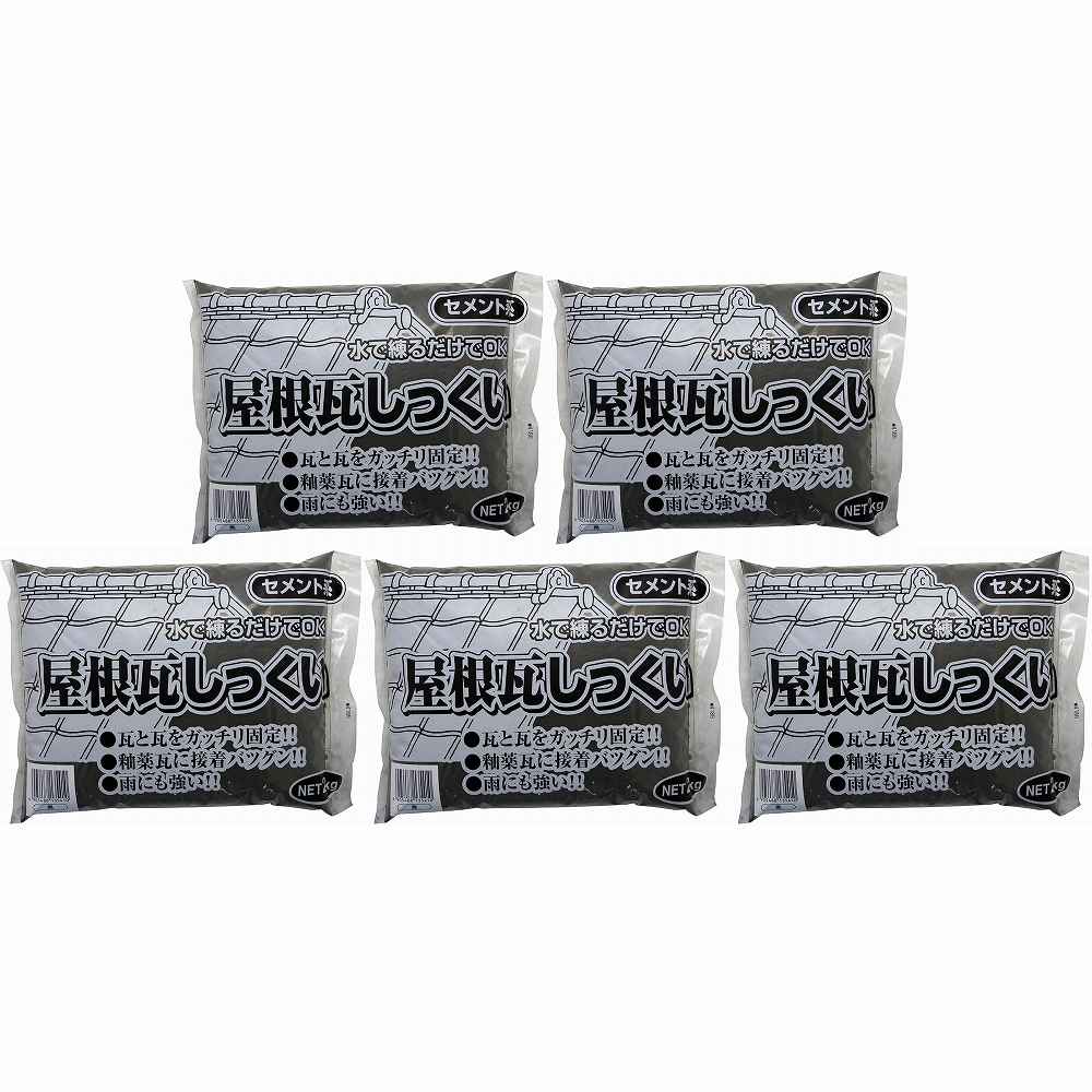 家庭化学工業 - 屋根瓦しっくい 黒(2kg) 特長 ●釉薬を施した瓦にも接着します。●セメント配合により接着力に優れます。 仕様 ●成分：ポルトランドセメント、消石灰、砂、その他 ご注意 ●セメントは強アルカリ性なので施工時は必ず手袋等を...
