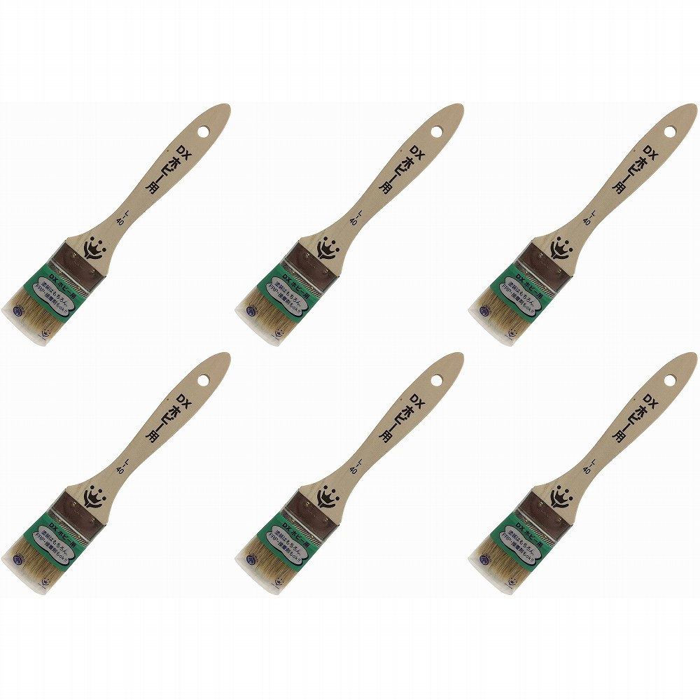 ハンディ・クラウン - DXホビー用刷毛 L-40(40mm) 特長 ●塗料はもちろん、FRP・接着剤の塗布にもご使用いただけます。 仕様 ●毛材：豚毛●柄：自然木●止め金具：スチール ご注意 ●用途以外に使用しないでください。●毛払いをし...
