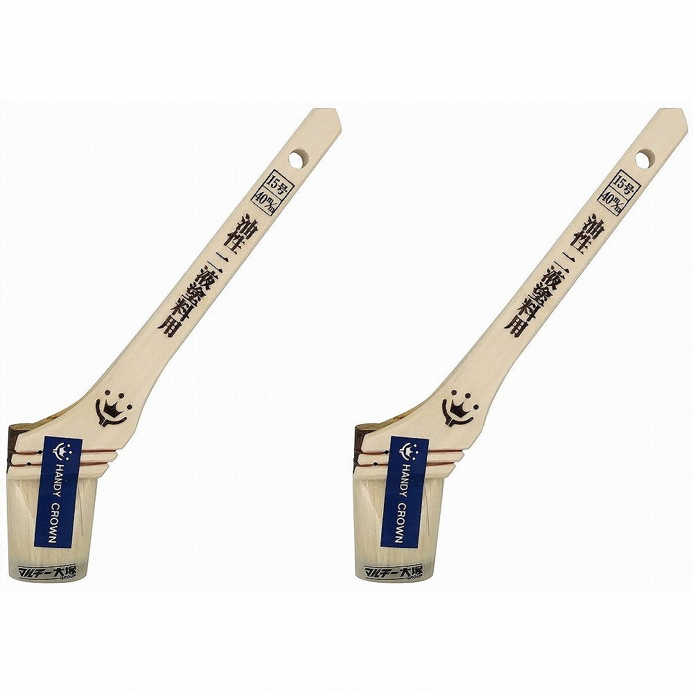 ハンディ・クラウン - Prospec 油性・二液 塗料用刷毛(40mm) 特長 ●ウェーブ繊維を混毛しており、化繊刷毛でも含みが良く、作業性抜群。●ほど良いコシ感で、長時間作業でも疲れ難い。 仕様 ●毛材：山羊毛、化繊●柄：木 ご注意 ●...