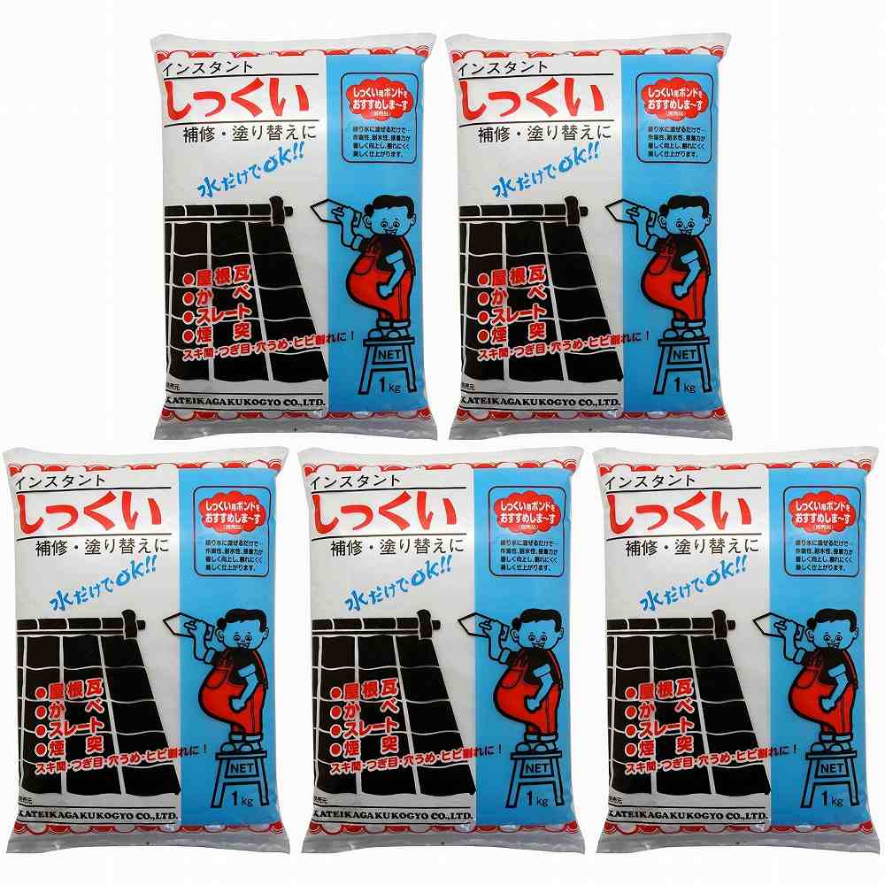 家庭化学工業 - インスタント しっくい ホワイト(1kg) 特長 ●消石灰を主原料としています。●接着剤配合。 仕様 ●成分：消石灰、砂、その他 ご注意 ●しっくいは強アルカリ性なので施工時は必ず手袋等を使用してください。家庭化学工業 -...