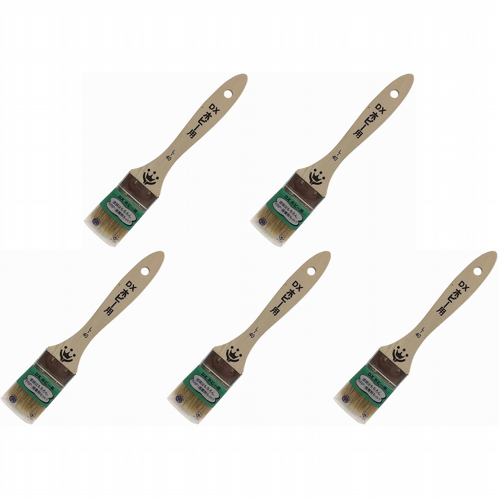 ハンディ・クラウン - DXホビー用刷毛 L-40(40mm) 特長 ●塗料はもちろん、FRP・接着剤の塗布にもご使用いただけます。 仕様 ●毛材：豚毛●柄：自然木●止め金具：スチール ご注意 ●用途以外に使用しないでください。●毛払いをし...