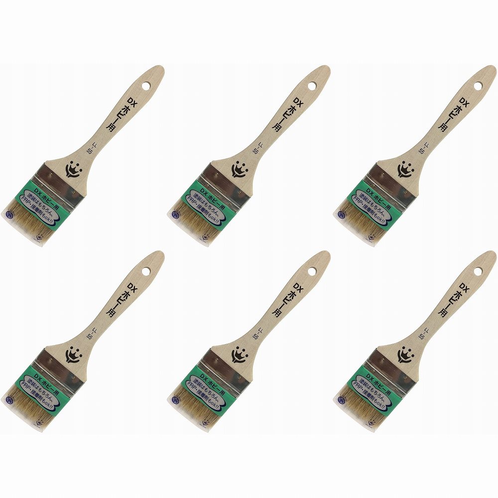 ハンディ・クラウン - DXホビー用刷毛 LL-55(55mm) 特長 ●塗料はもちろん、FRP・接着剤の塗布にもご使用いただけます。 仕様 ●毛材：豚毛●柄：自然木●止め金具：スチール ご注意 ●用途以外に使用しないでください。●毛払いを...