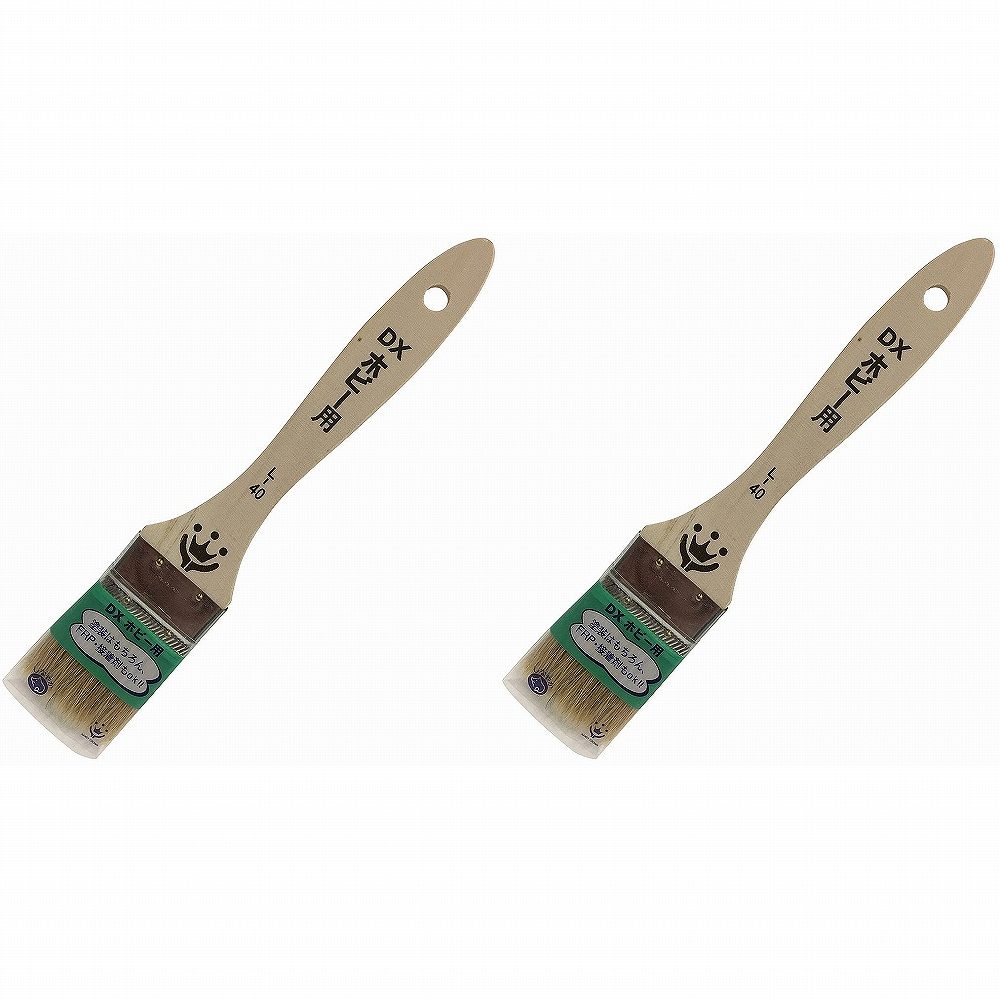 ハンディ・クラウン - DXホビー用刷毛 L-40(40mm) 特長 ●塗料はもちろん、FRP・接着剤の塗布にもご使用いただけます。 仕様 ●毛材：豚毛●柄：自然木●止め金具：スチール ご注意 ●用途以外に使用しないでください。●毛払いをし...