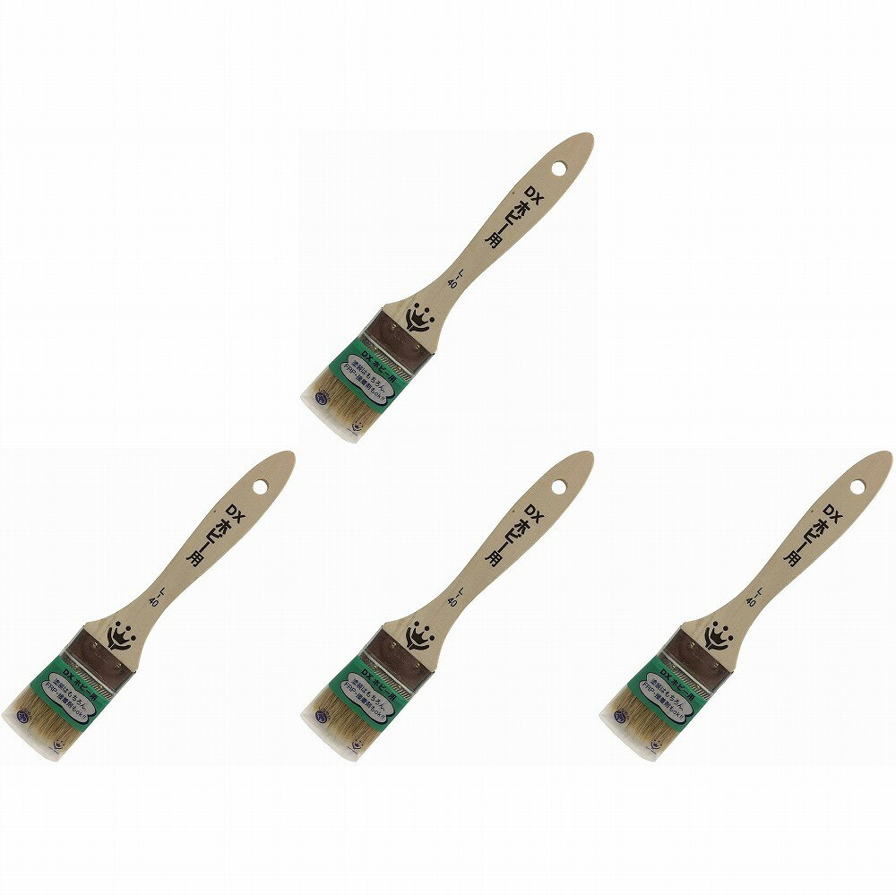 ハンディ・クラウン - DXホビー用刷毛 L-40(40mm) 特長 ●塗料はもちろん、FRP・接着剤の塗布にもご使用いただけます。 仕様 ●毛材：豚毛●柄：自然木●止め金具：スチール ご注意 ●用途以外に使用しないでください。●毛払いをし...