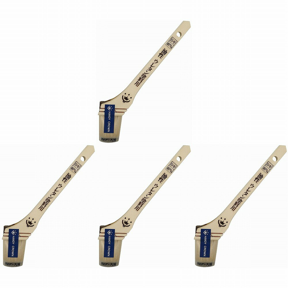 ハンディ・クラウン - Prospec 油性・ウレタン 塗料用刷毛(40mm) 特長 ●ウェーブ繊維を混毛しており、化繊刷毛でも含みが良く、作業性抜群。●ほど良いコシ感で、長時間作業でも疲れ難い。 仕様 ●毛材：山羊毛●柄：木 ご注意 ●用...
