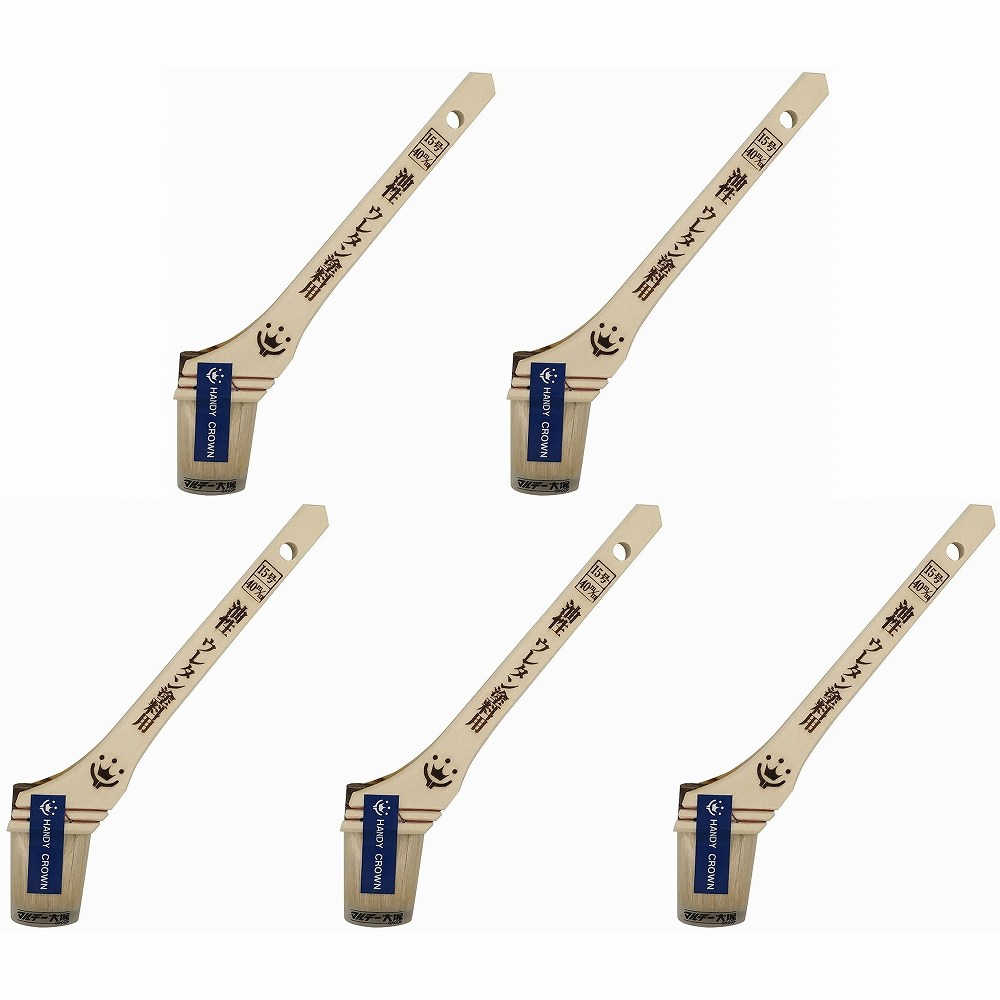 ハンディ・クラウン - Prospec 油性・ウレタン 塗料用刷毛(40mm) 特長 ●ウェーブ繊維を混毛しており、化繊刷毛でも含みが良く、作業性抜群。●ほど良いコシ感で、長時間作業でも疲れ難い。 仕様 ●毛材：山羊毛●柄：木 ご注意 ●用...