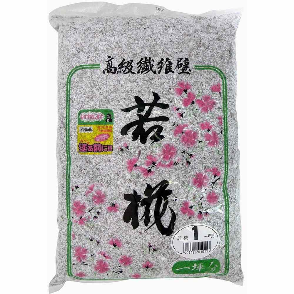 家庭化学工業 - 繊維壁 若椛 NO.1 1坪用(670g) 特長 ●水練りだけで塗れます。ひび割れや、ボロボロ落ちることなく綺麗な仕上がりになります。 仕様 ●成分：繊維、パルプ、着色木粉、セルローズ系接着剤、その他●乾燥時間：約3日 ご...