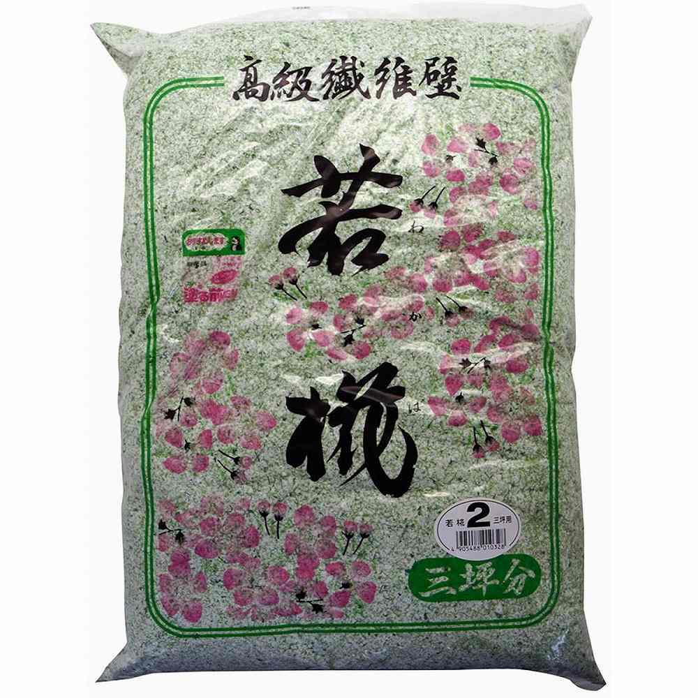 家庭化学工業 - 繊維壁 若椛 NO.2 3坪用(2010g) 特長 ●水練りだけで塗れます。●ひび割れや、ボロボロ落ちることなく綺麗な仕上がりになります。 仕様 ●成分：繊維、パルプ、着色木粉、セルローズ系接着剤、その他 ご注意 ●下地の...