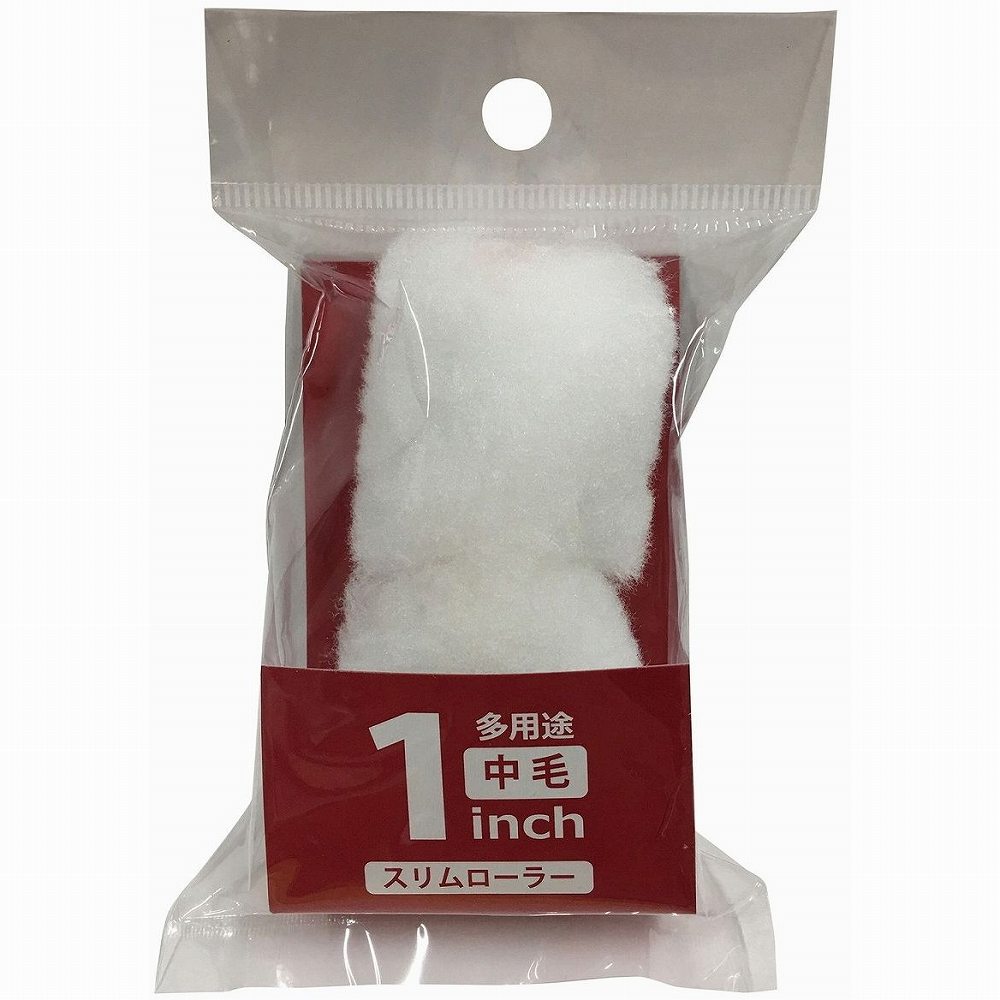 ハンディ・クラウン - スリムローラー 中毛(1インチ) 2P - HS-SR1M 特長 ●刷毛に代わるコーナー・細部用の塗装用具。●飛散が少なくフラットな仕上がり。 仕様 ●原反：PE繊維主体 ご注意 ●使用前には、手で必ず不要な毛をはら...