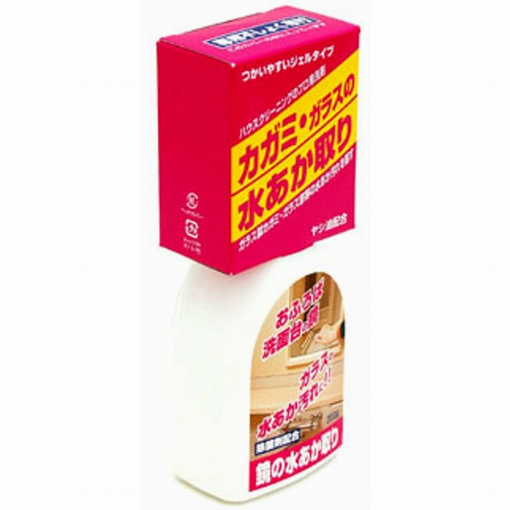 日本ミラコン産業 - 鏡の水あか取り(200g) - BOTL-19 特長 ●ガラス製の鏡に付いた白い水あか汚れをキレイに落します。●洗浄に便利な専用不織布付きです。 仕様 ●成分：界面活性剤(3%ポリオキシアルキレンラウリルエーテル)、グ...