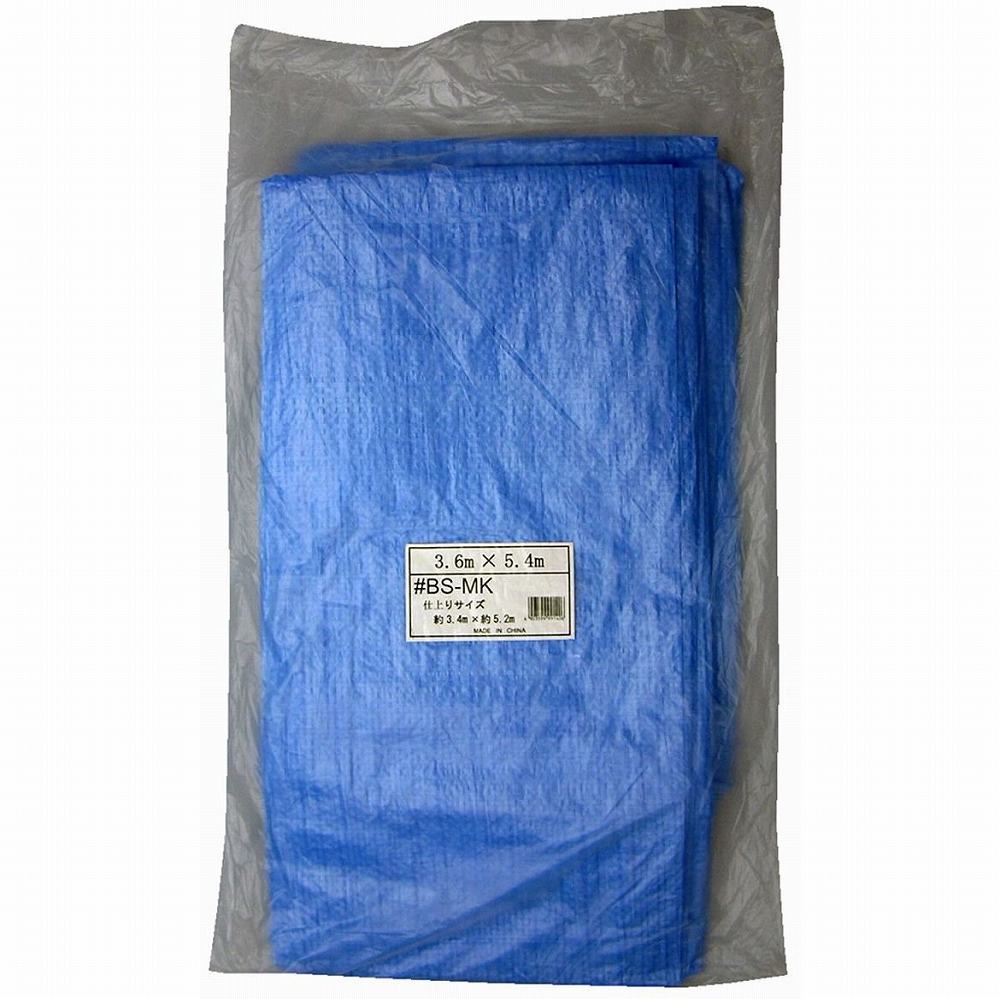 ユタカメイク　薄手ブルーシート　3．6m×5．4mJAN：4903599991406メーカー：（株）ユタカメイク / ブランド：ユタカメイク / 原産国：中国特長●短期使用（使い捨て）タイプです。用途●短期間の養生用。仕様●幅(m)：3.4...