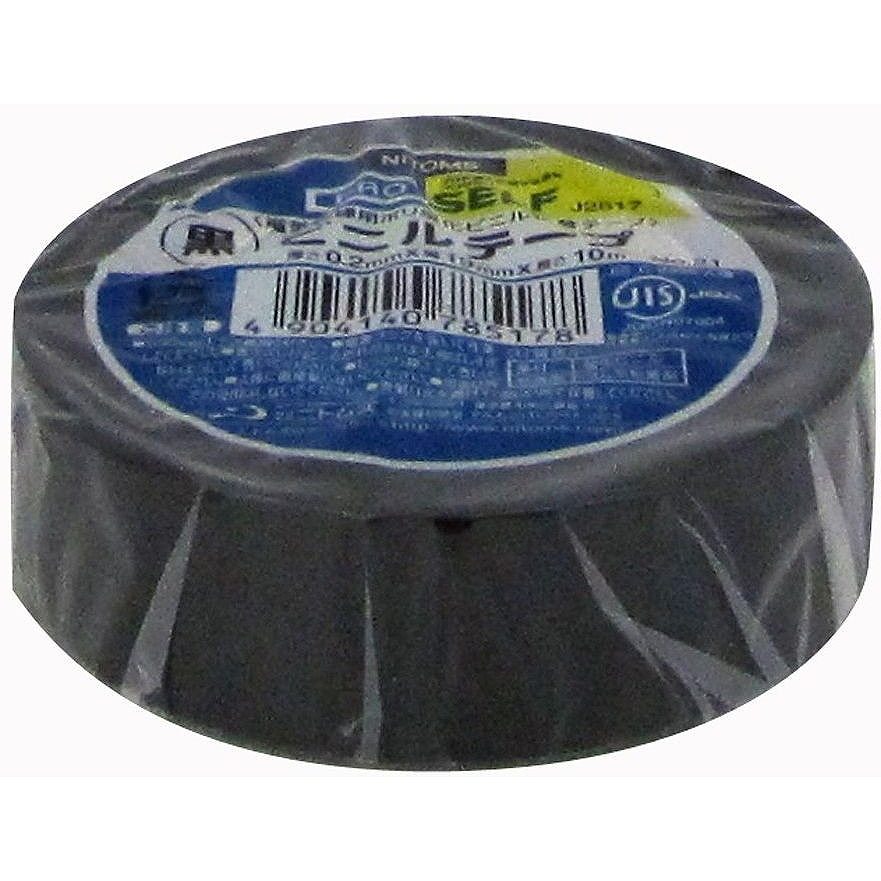 ニトムズ - ビニールテープ No.21 黒(19mm×10m) - J2517 特長 ●電気絶縁性に優れ、端末はがれが少なく、配線工事に適します。●電気絶縁性に優れ、施工後も特性がほとんど低下しません。●端末剥がれが少なく、配線工事が確実...